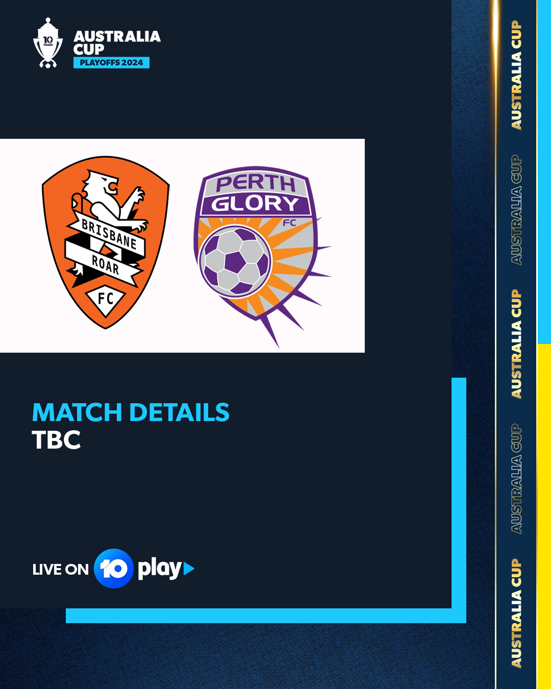 Australia Cup 2024 Playoffs revealed | Australia Cup